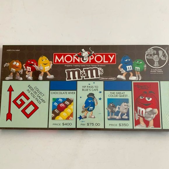 Hasbro | Games | Vintage Monopoly Mms Chocolate Candy Collectors ...